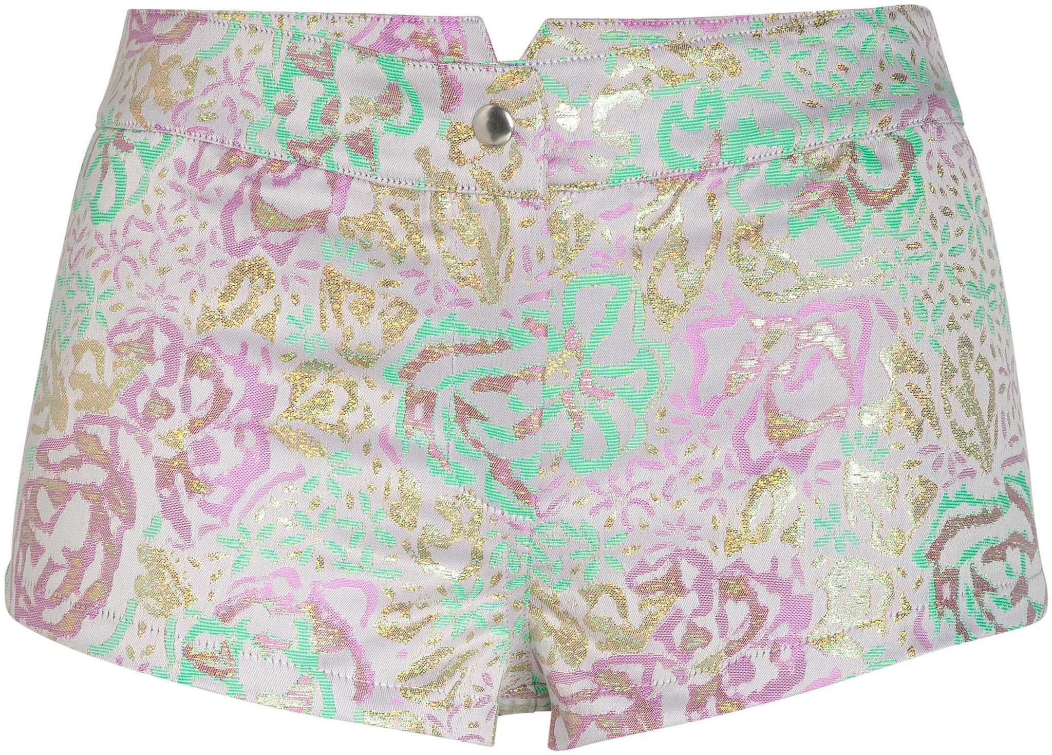 Flower Queen Cyan Hot Pants